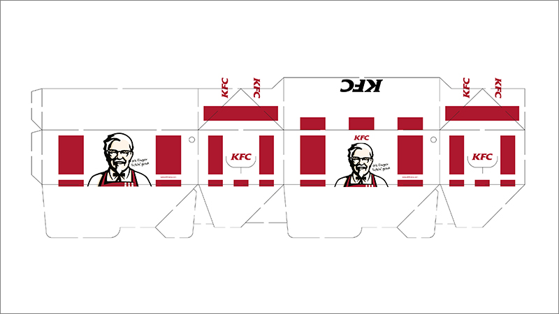 KFC Package Design - 척하면척